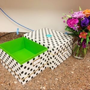 kate spade | Storage & Organization | Kate Spade Storage Box Pair ...